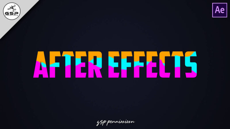 Liquid Text Effect Animation Tutorial in After Effects - GSP Creations