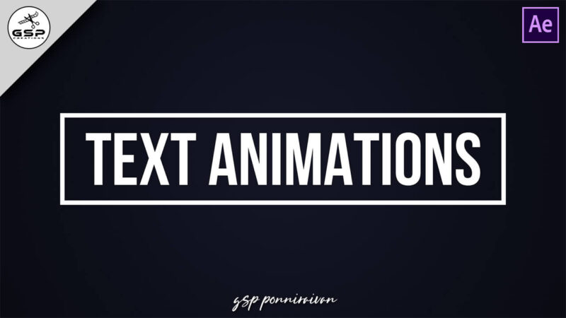 How to make the Text Flicker Effect in After Effects - GSP Creations