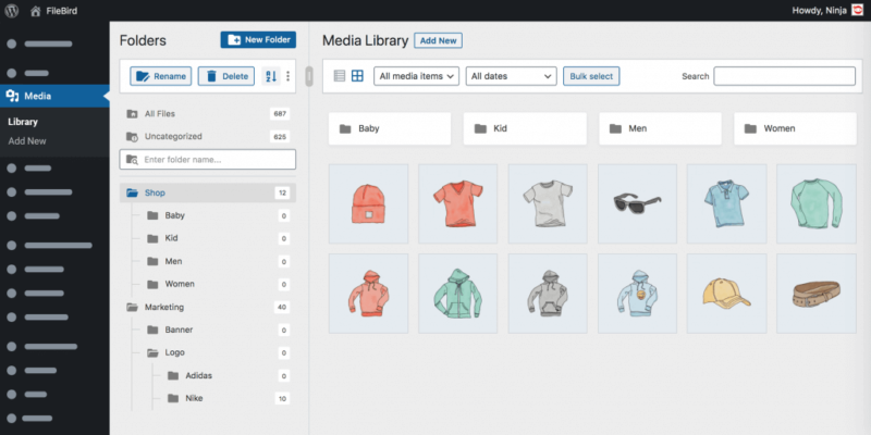 FileBird Review 2023 - Best Media Library Folders Plugin - GSP Creations